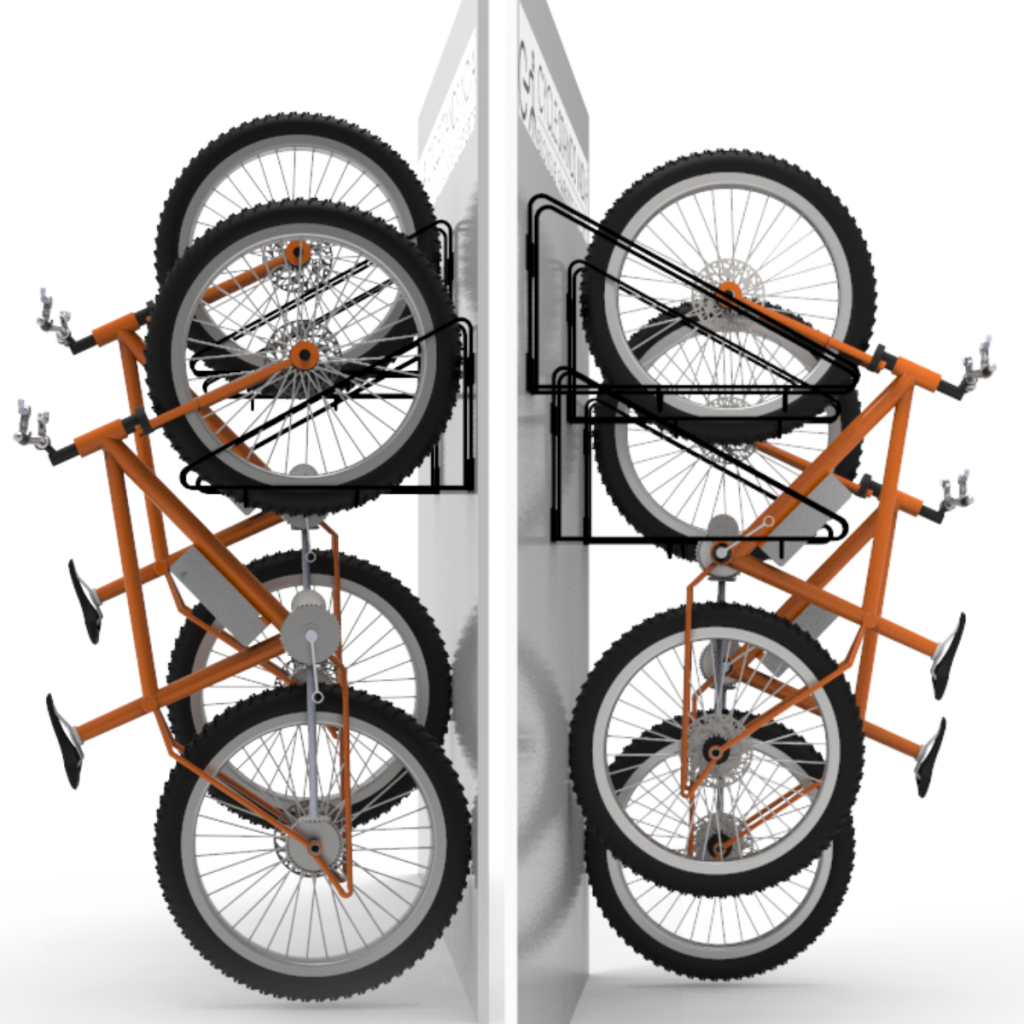 Wall Mount Bike Rack Vertical Bicycle Hanger Fat Bike - Cycle Stands India